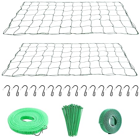 Amazon.com : Grow Tent Trellis Netting 2x4', Heavy-Duty Elastic Plant ...