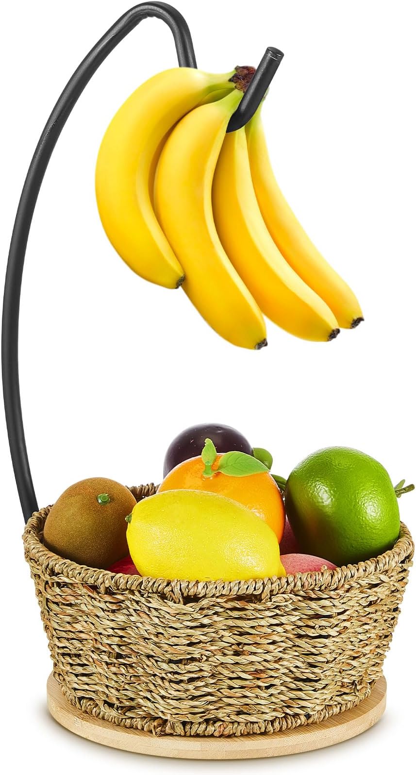 Amazon.com: Maxcheck Fruit Basket Bowl with Banana Hanger Modern Fruit ...