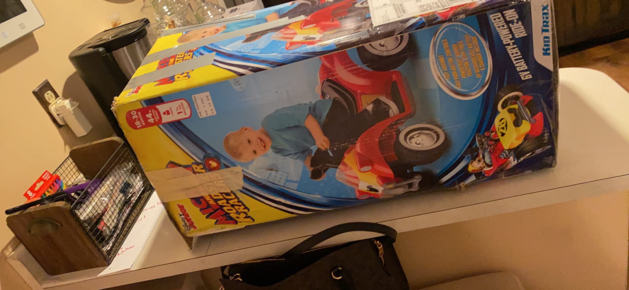 Amazon.com: Disney Mickey Mouse 6V Toddler KT1122 Ride On, Quad : Toys ...