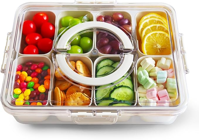 Amazon.com | OIIVPWUL Snackle Box Container,Divided Serving Tray with ...