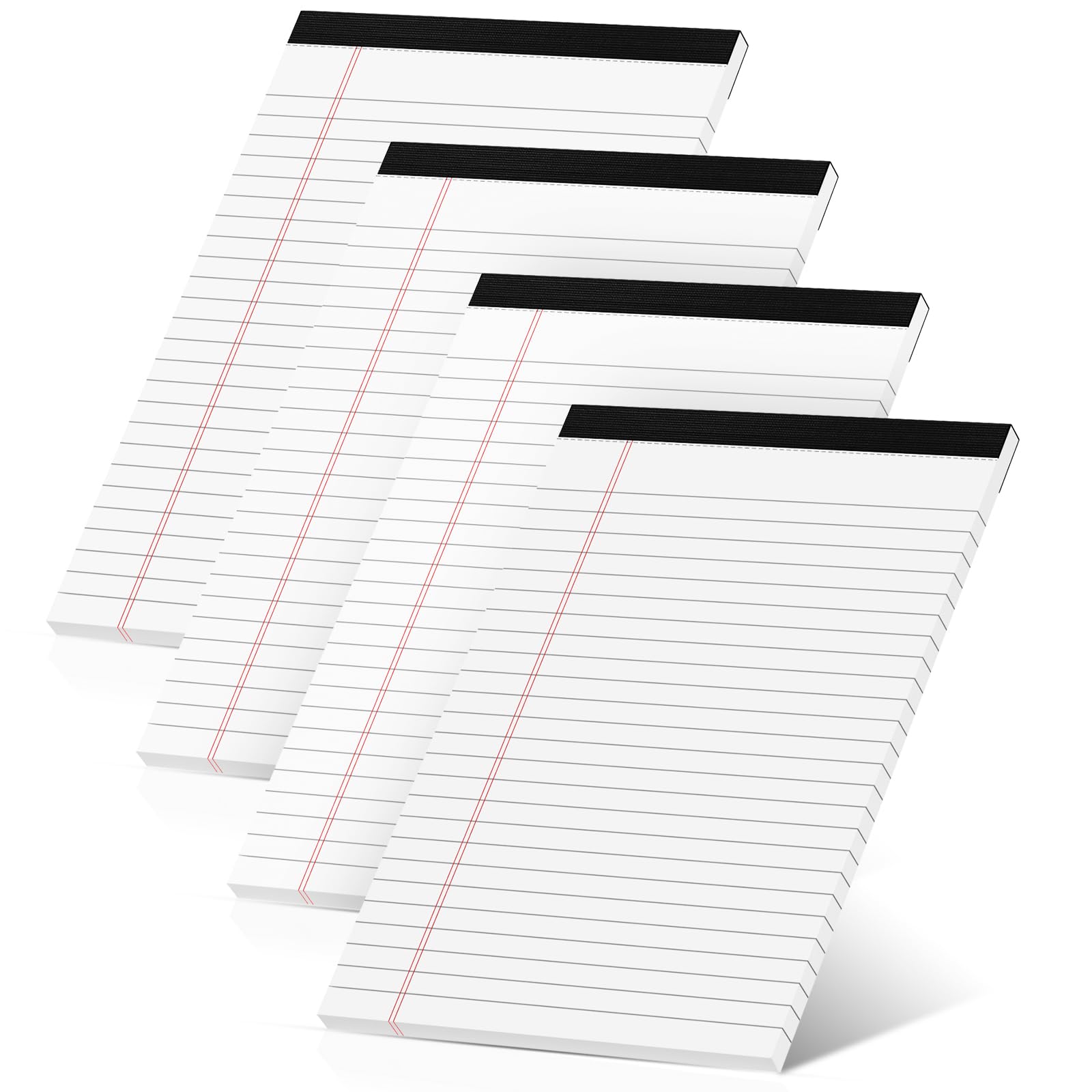 Snapklik.com : Legal Pads 5x8 Inch, 4 Pack, Narrow Ruled, 5x8 White ...