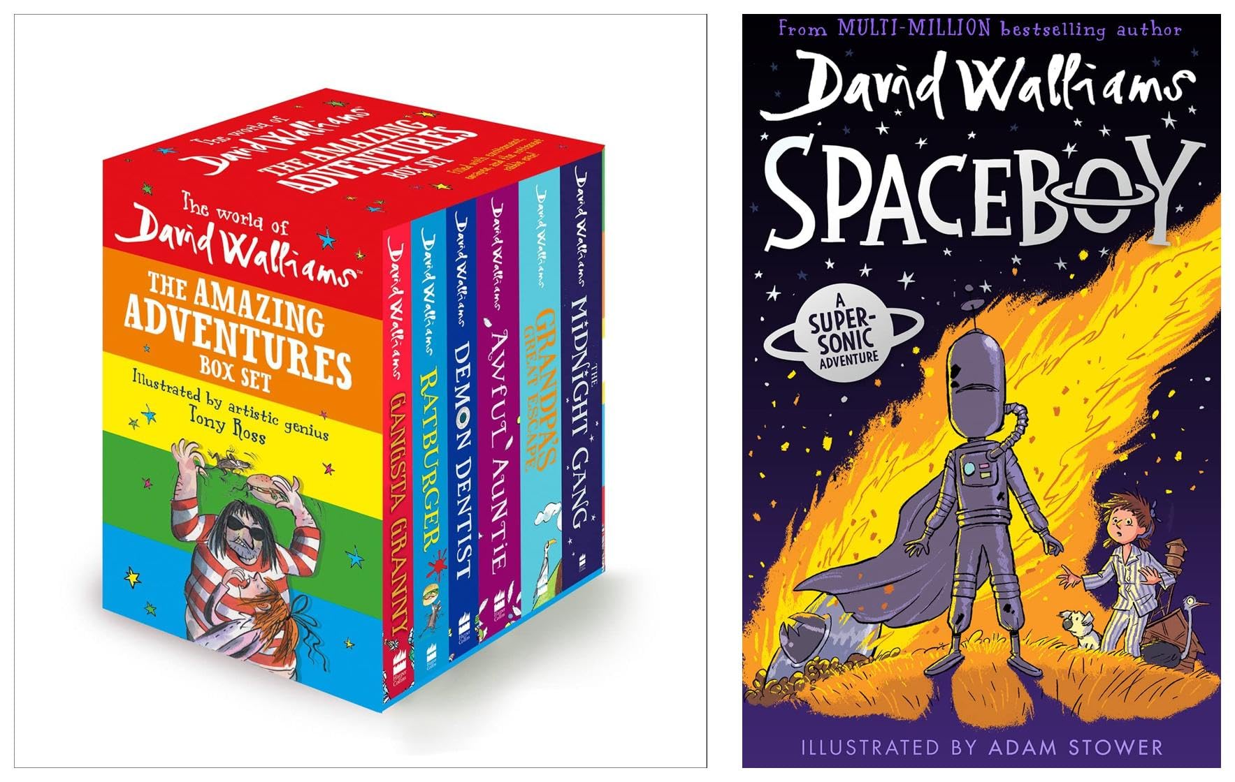 The World of David Walliams:Amazing Adventures Box Set & SPACEBOY: The ...