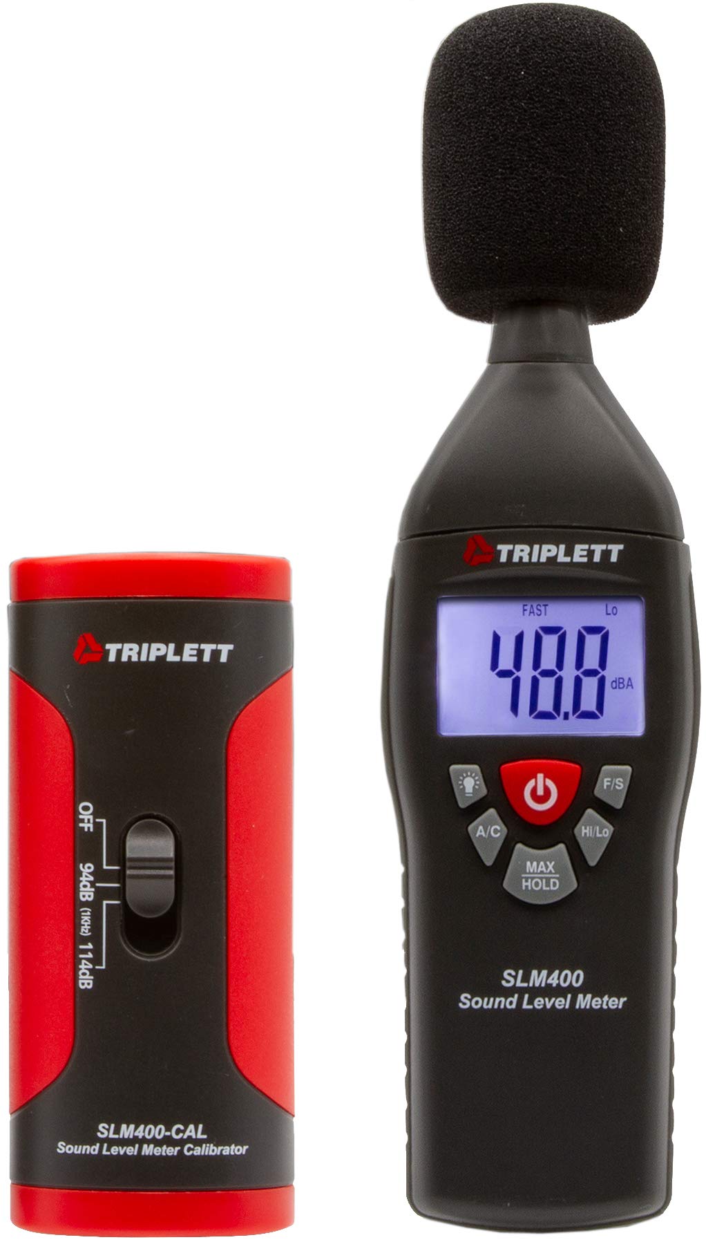 Buy Triplett SLM400-KIT Decibel Sound Level Meter with Calibrator and ...