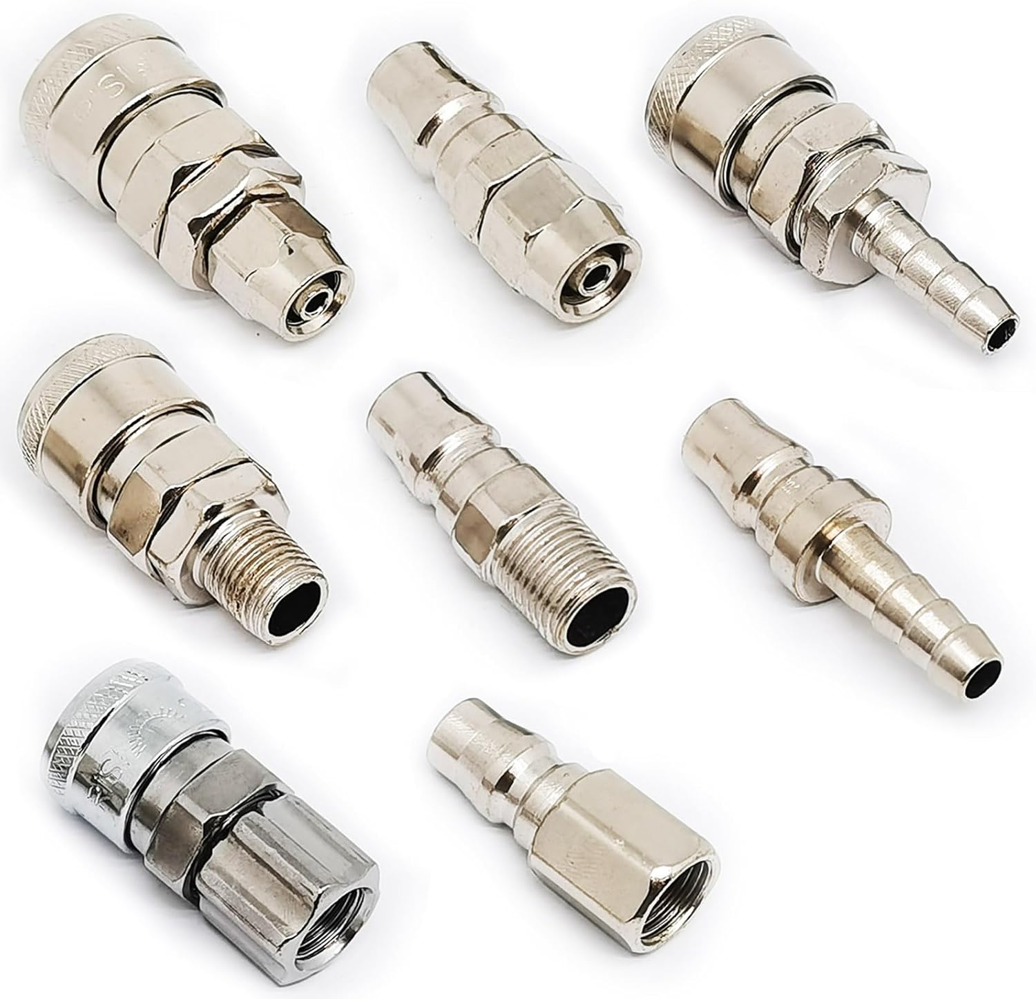 1Set Industrial Type C Air Compressor Pneumatic Connector-Air Coupler ...