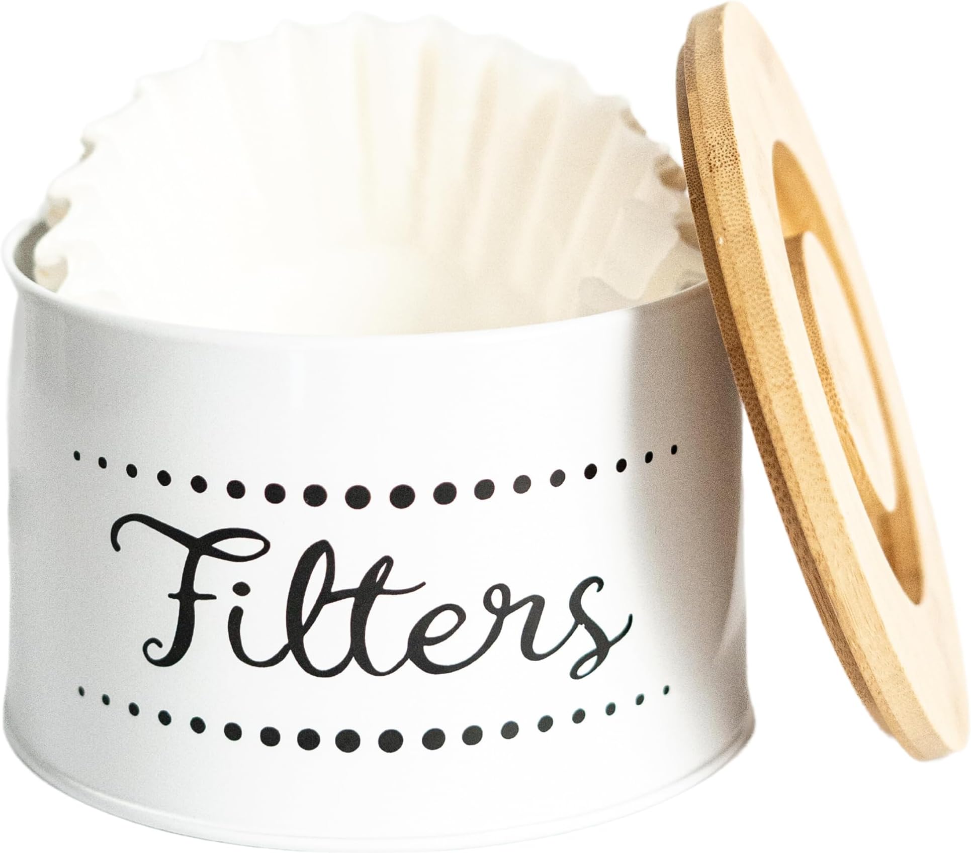 Amazon.com: ELLDOO Coffee Filter Holder, Bamboo Basket Coffee Filter ...