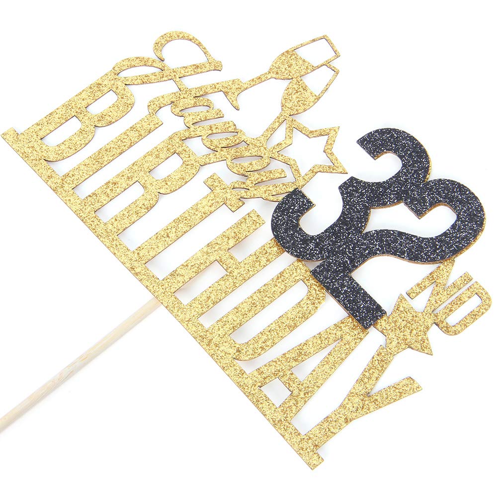 Snapklik.com : Happy 32nd Birthday Cake Topper - Thirty Two-year-old ...