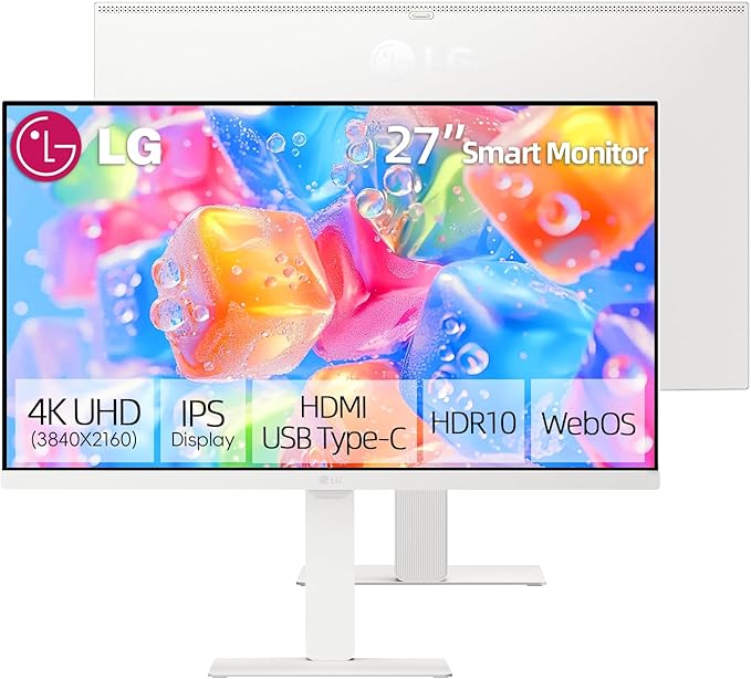 Amazon.com: LG 27-Inch Smart Monitor, 4K UHD (3840 x 2160) IPS Display ...