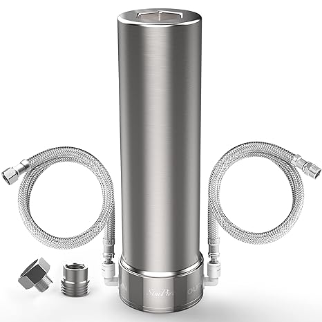SimPure V7 Under Sink Water Filter, 5-Stage Stainless Steel Water ...