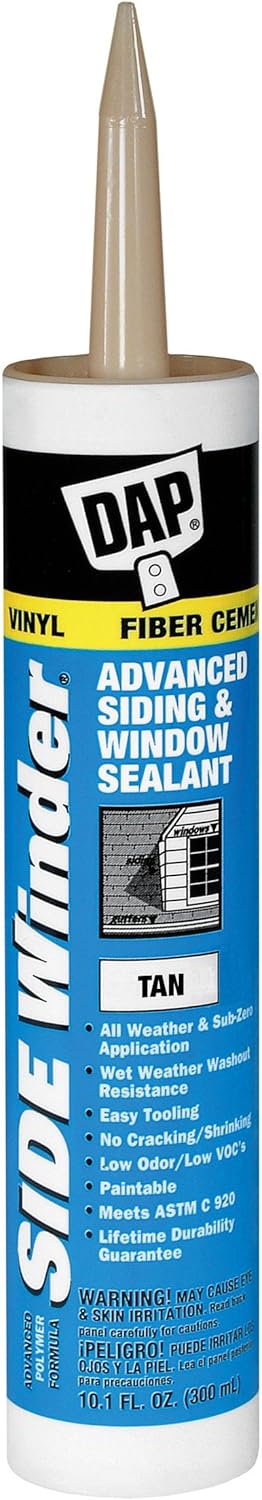 Amazon.com: DAP 810 Winder Advanced Polymer Siding & Window Sealant, 10 ...