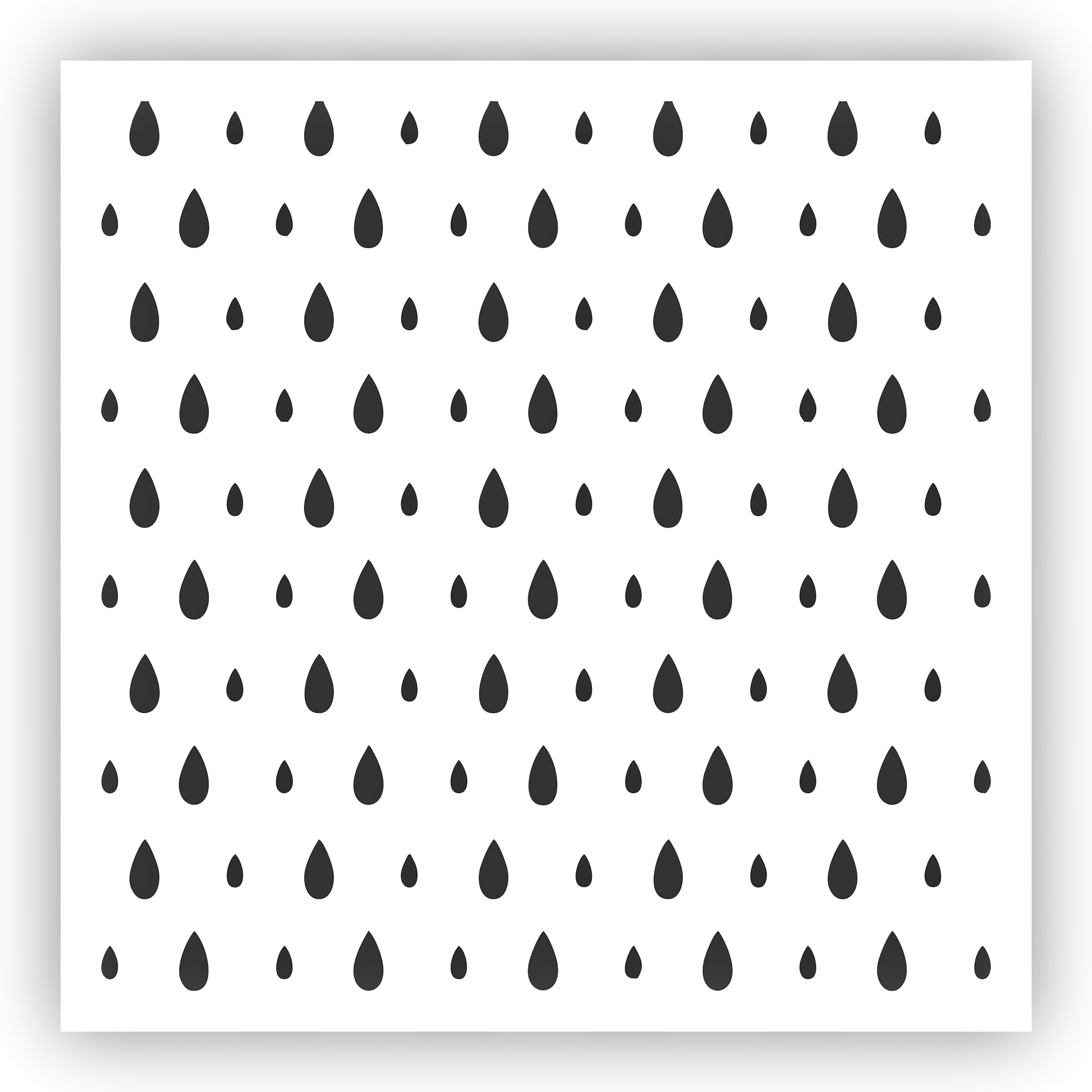 Raindrop Stencil Free Raindrop Fine Motor Mat Printables – 3