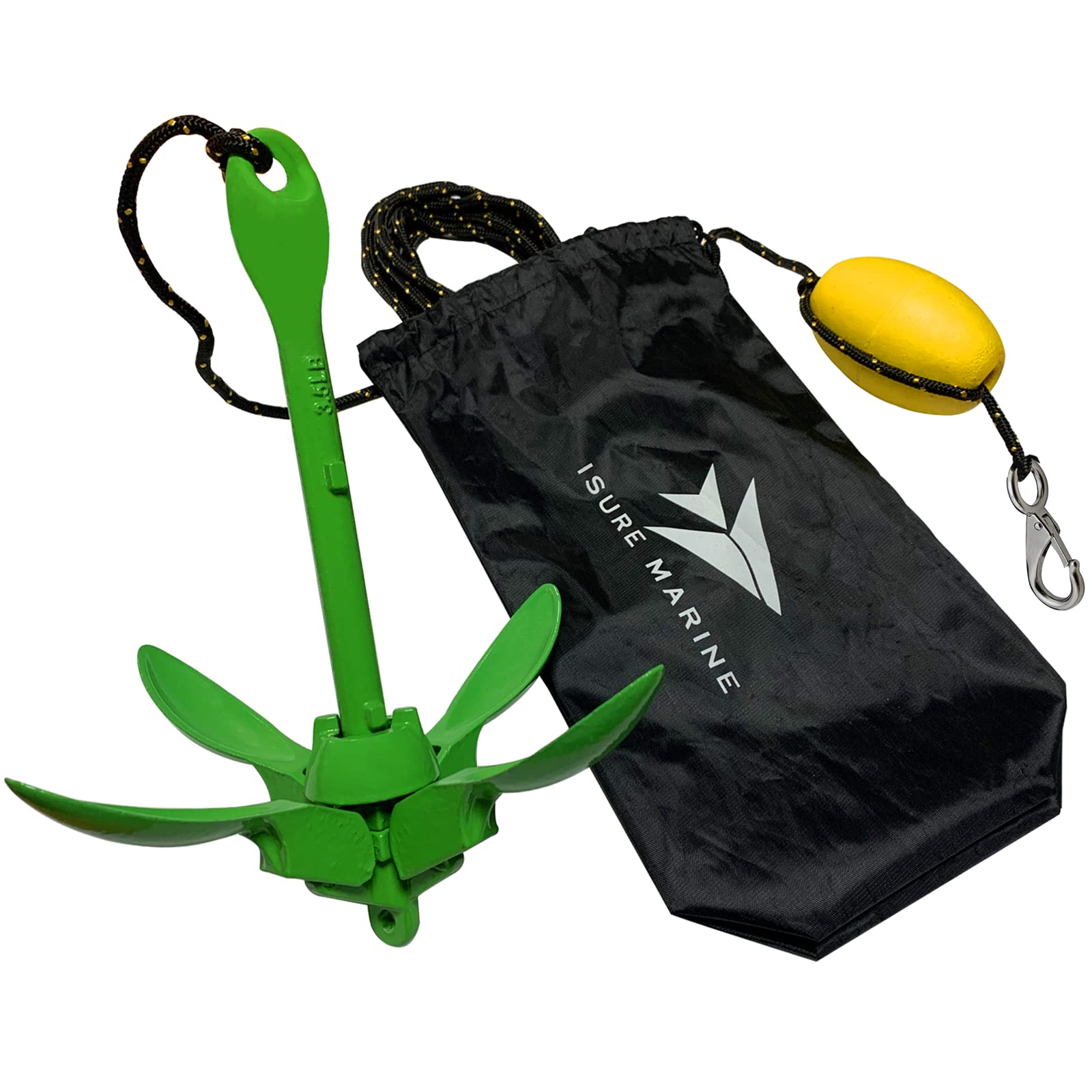 Snapklik.com : ISURE MARINE Kayak Anchor Kits Portable Folding Anchor ...
