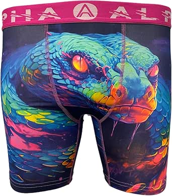 Amazon.com: Alpha Venom Performance Boxer Briefs Youth Boys Large Multi ...