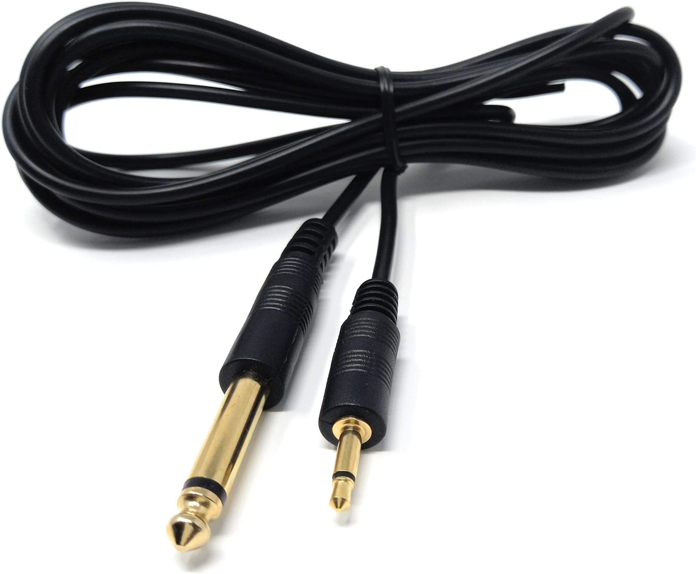 kenable 3.5mm MONO Jack Plug to 6.35mm MONO Jack Plug Audio Cable 2m [2 ...