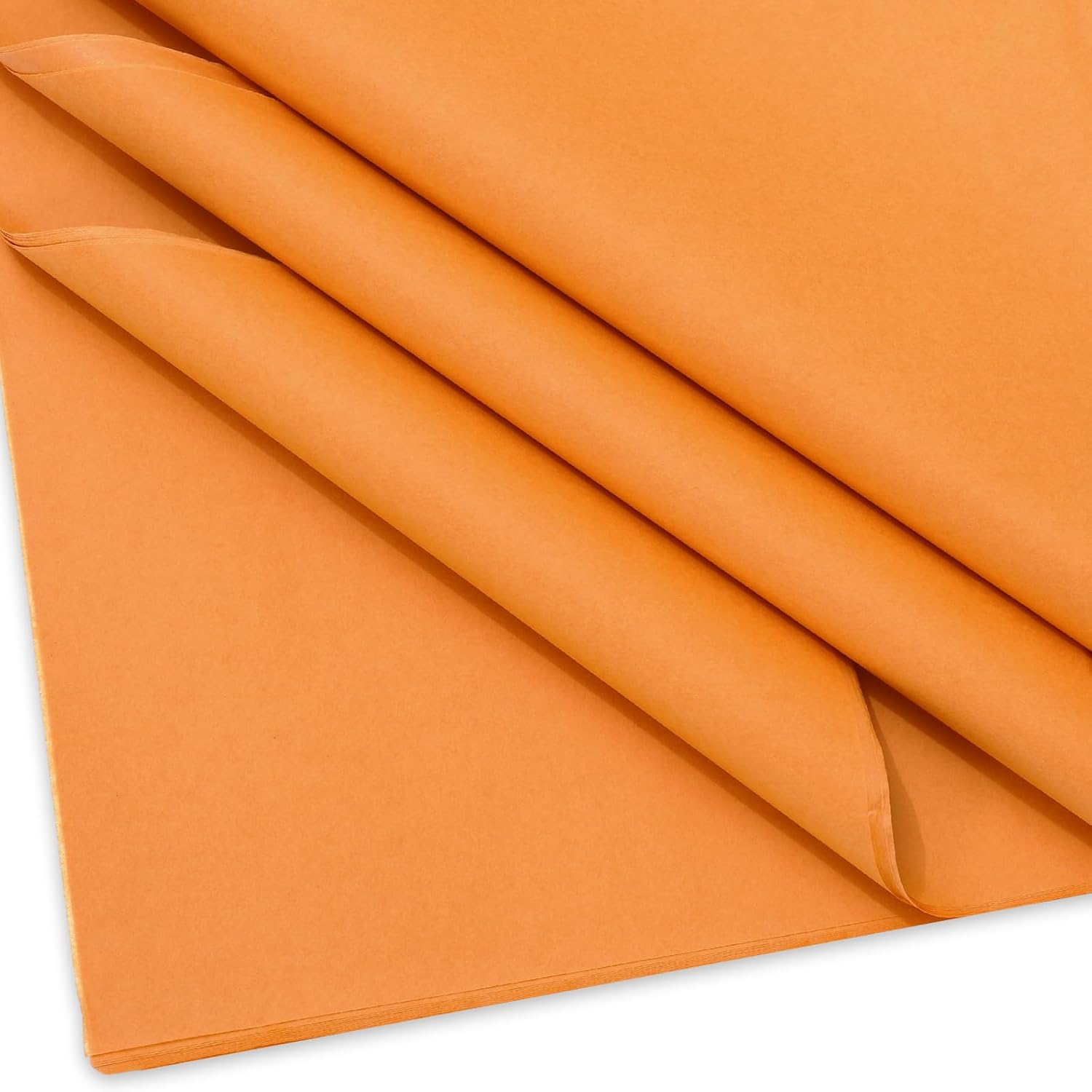 Amazon.com: Whaline 20 x 30 Inch Fall Orange Tissue Paper Solid Color ...