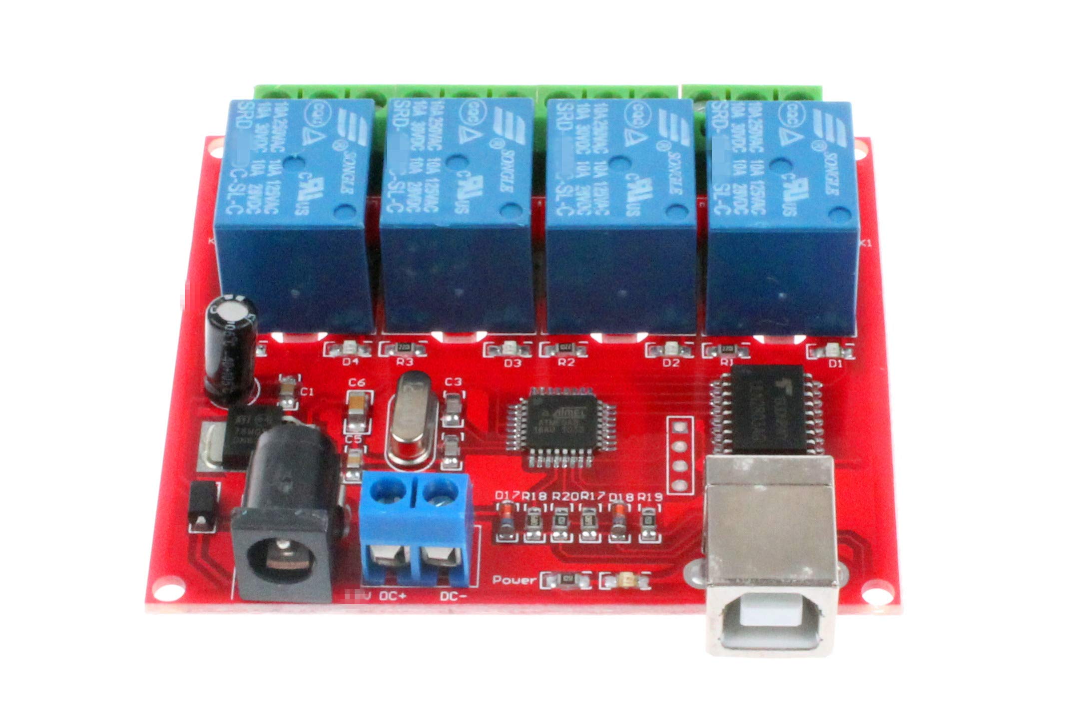 Snapklik.com : 4-Channel 5V Computer USB Control Switch Relay Module ...