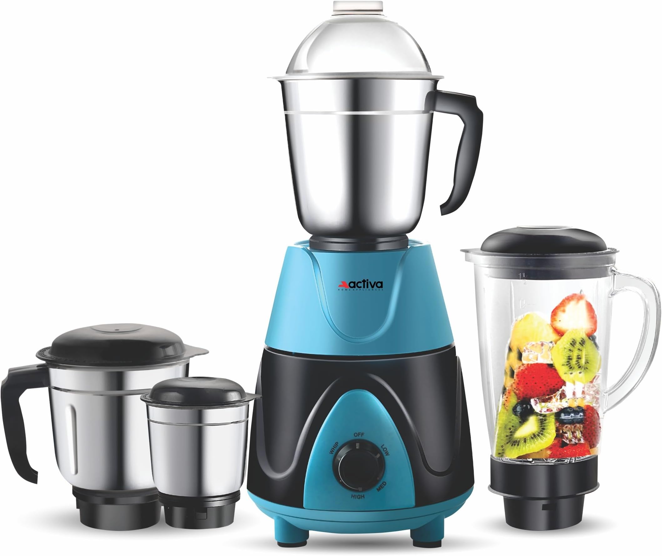 Buy Butterfly Hero 500 Watts Mixer Grinder with 3 Jars | Stainless ...