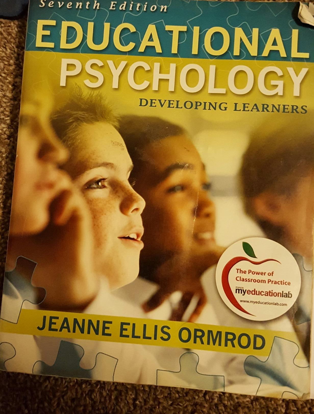 Educational Psychology : Developing Learners 7TH EDITION: Jeanne Ellis ...