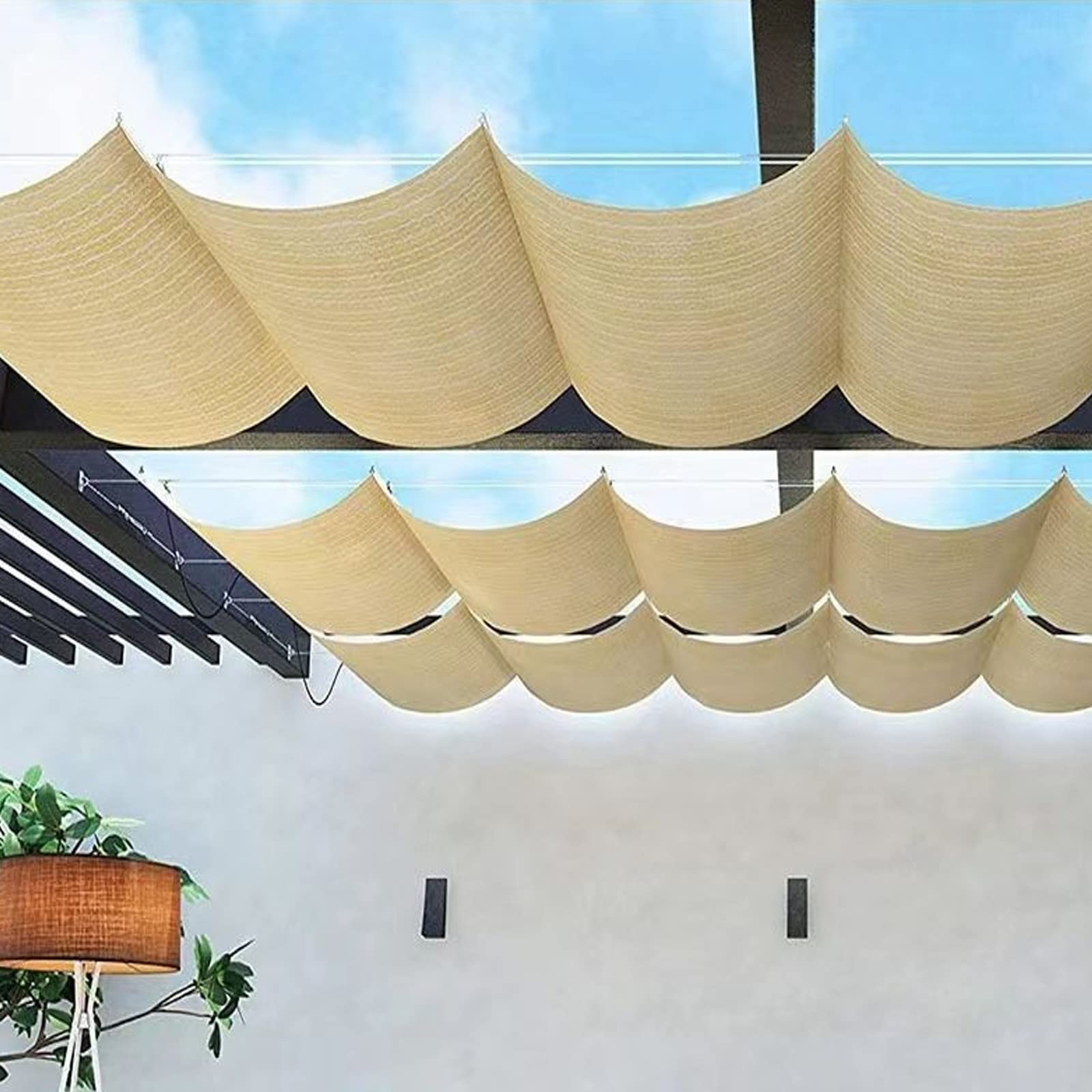 Courtyard Shade Sails Besto 4x6m Rectangular Shade Sail Canopy Uv