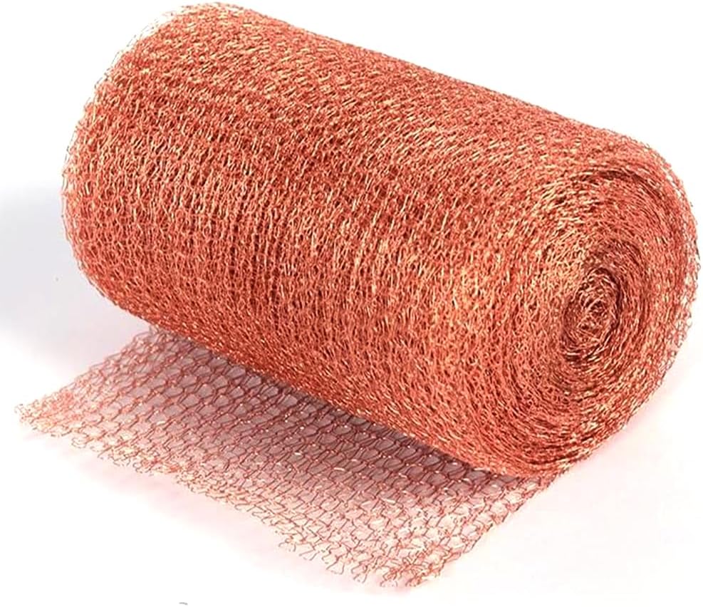 GERAWOO Pure Copper Mesh Rodent Pest Control, 20 Feet Fine Wire Mesh ...