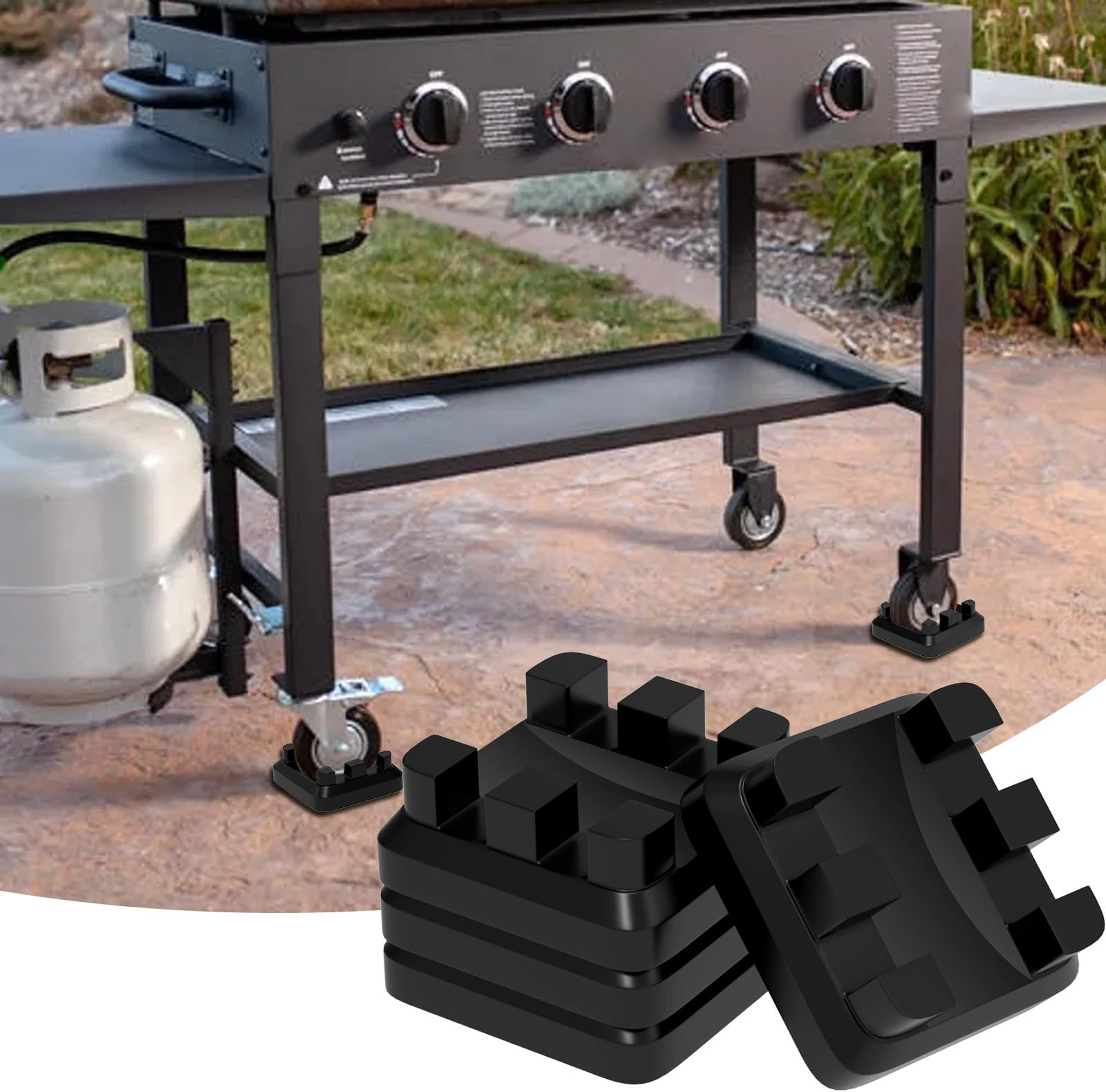 Amazon.com: 4 Pcs Griddle Leveling Shims Kit for Blackstone Griddles ...