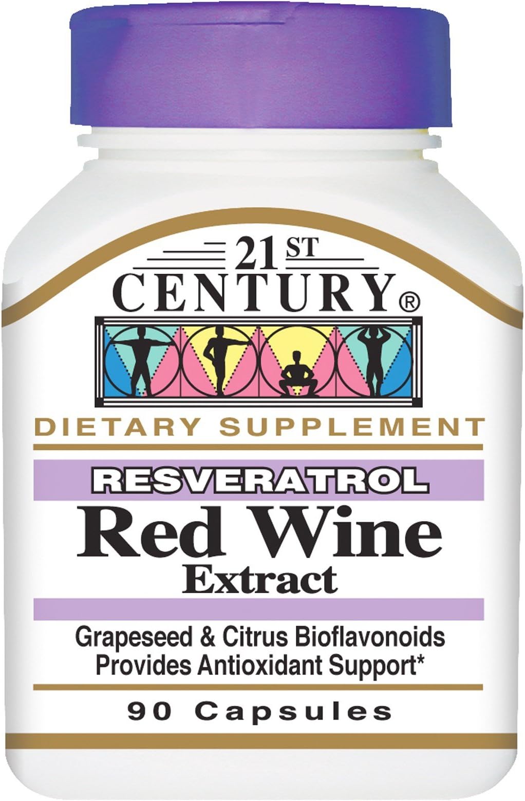 Amazon.com: 21st Century Resveratrol Red Wine Extract Capsules, 90Count