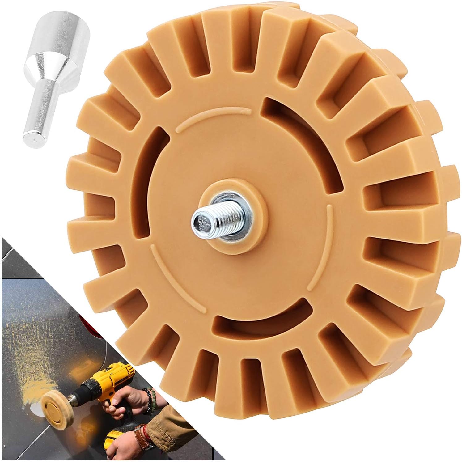 AConnet Decal Remover Eraser Wheel 4 Inch Rubber Eraser Wheel Sticker ...