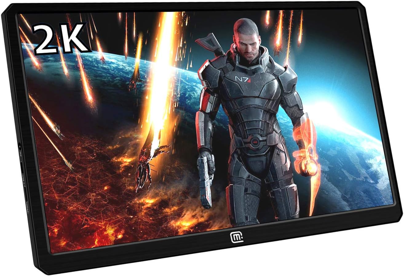 Magedok 13.3 Inch 2K Resolution Portable Gaming Monitor IPS Quad-HD ...