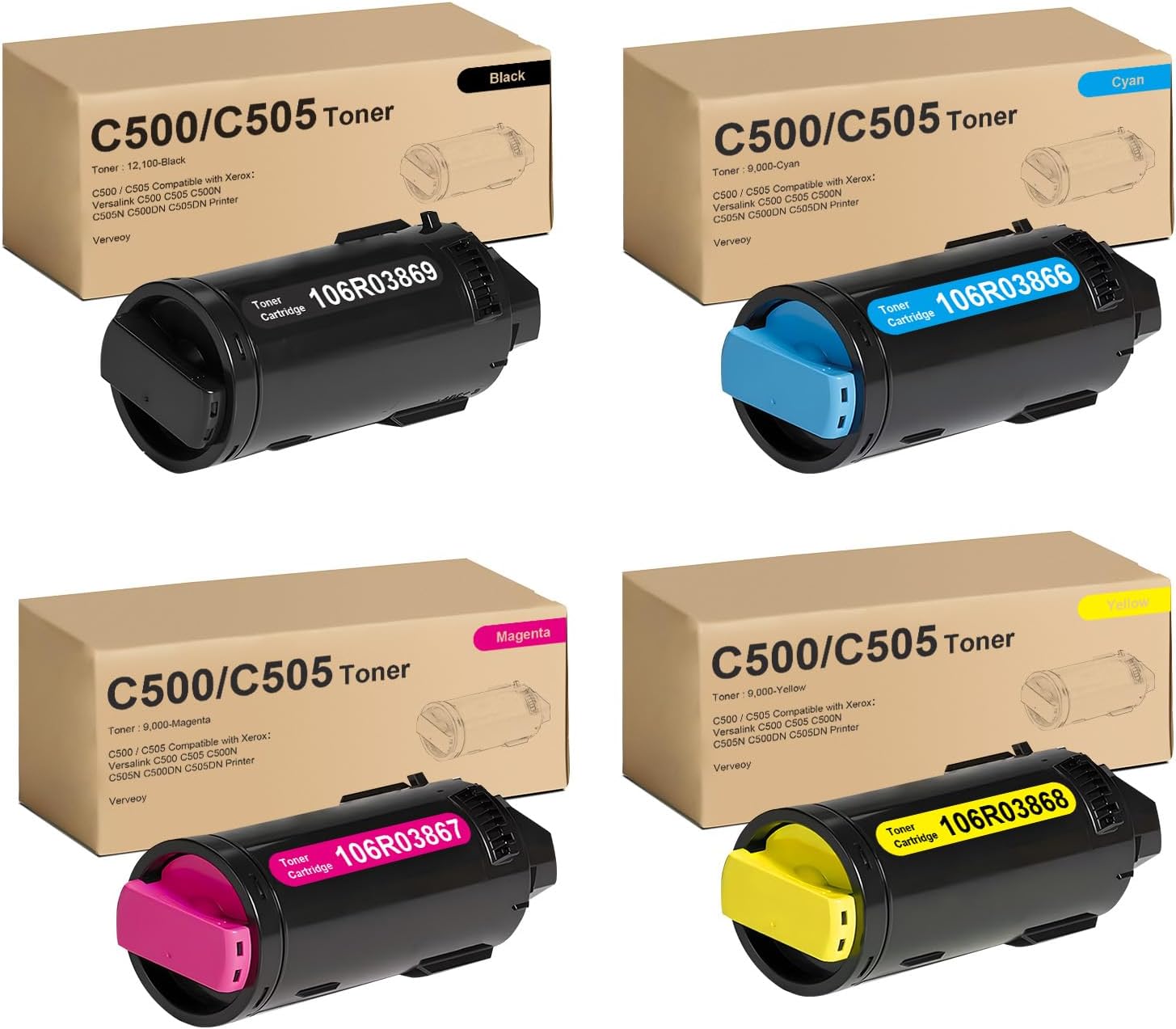 Amazon.com: VersaLink C500/C505 Extra High Capacity Toner Cartridge Replacement for Xerox C500 ...