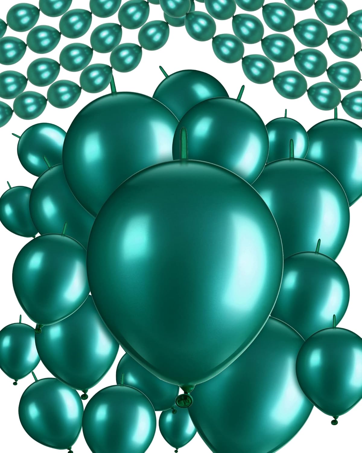 Amazon.com: 160 Pcs Link Balloon 12 Inch 6 Inch Linking Balloons Quick ...