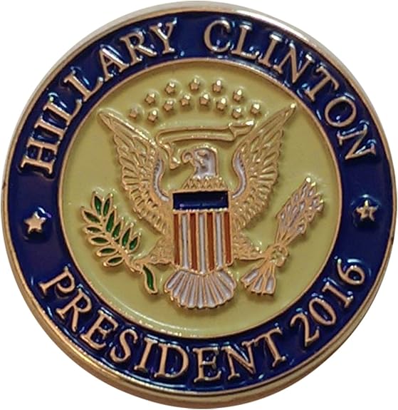 Amazon.com: L W Bristol Classics Hillary Clinton President 2016 Seal ...
