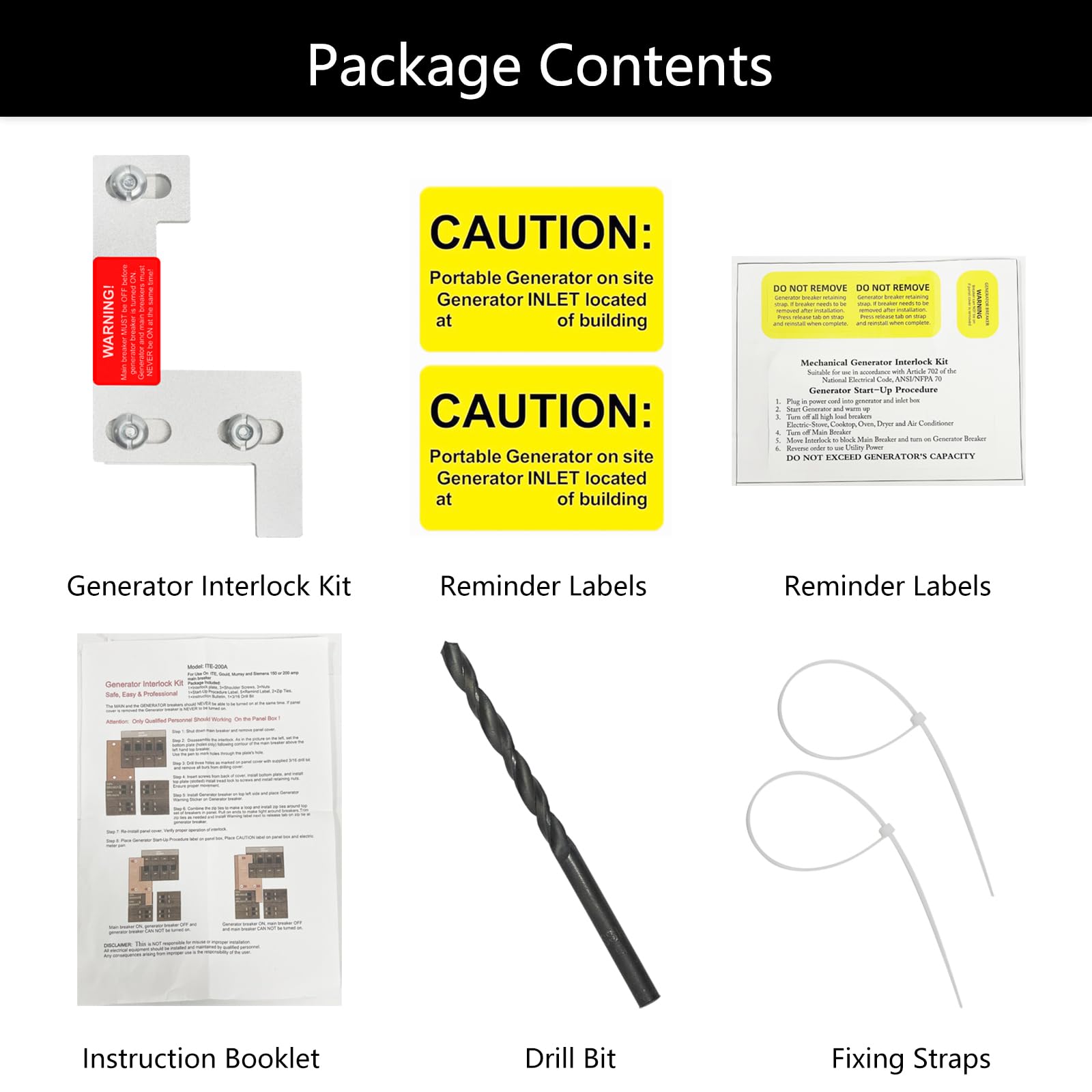 Snapklik.com : Generator Interlock Kit Compatible