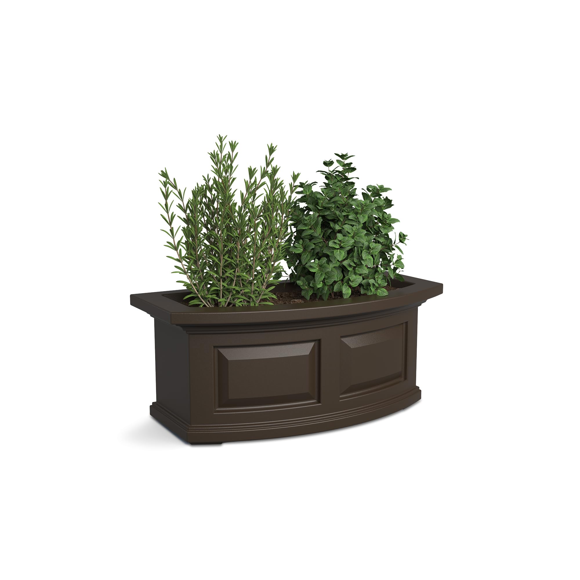 Snapklik.com : Mayne Nantucket 2-Foot Window Box Self-Watering