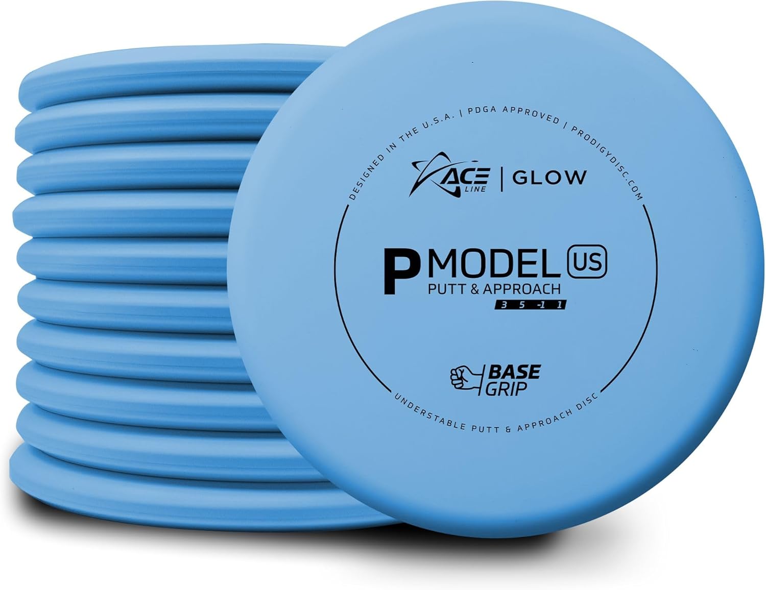 Amazon.com : Prodigy Disc P Model US Glow Putter Pack | Straight Putter ...