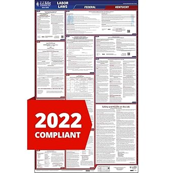 Amazon.com: 2022 Kentucky and Federal Labor Law Poster (English, KY ...
