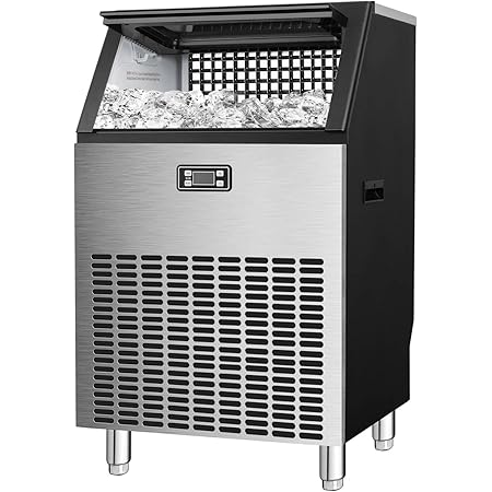 Amazon.com: Vremi Commercial Grade Ice Maker - Produces 100 Pounds of ...