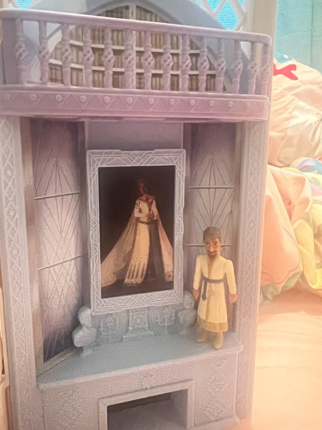 Mattel Disney's Wish Rosas Castle Dollhouse Playset with 2 Posable Mini ...