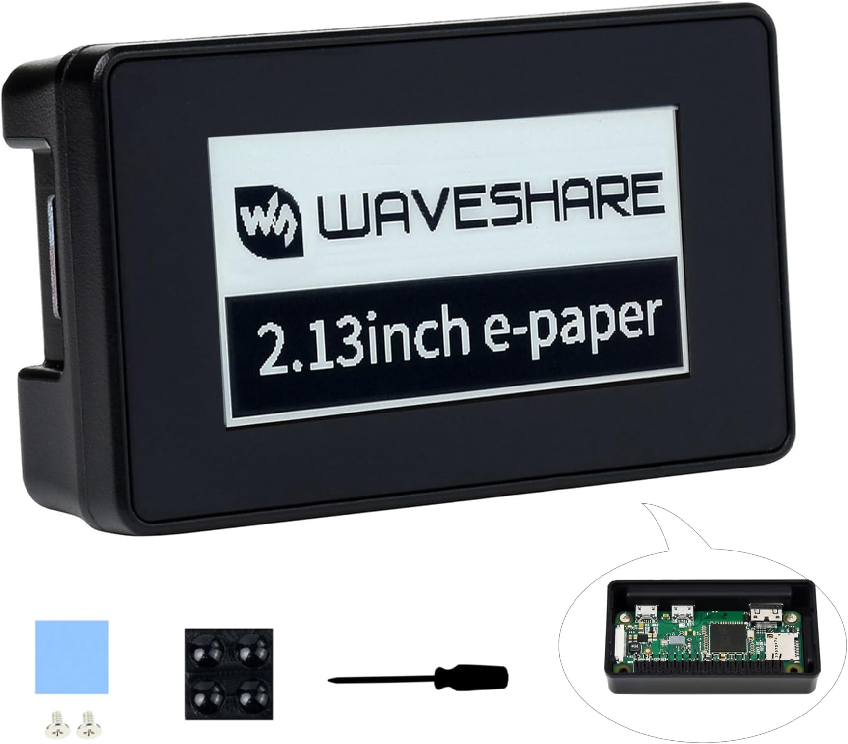Amazon.com: 2.13inch Touch e-Paper HAT E-Ink Display 250×122 Pixels ...