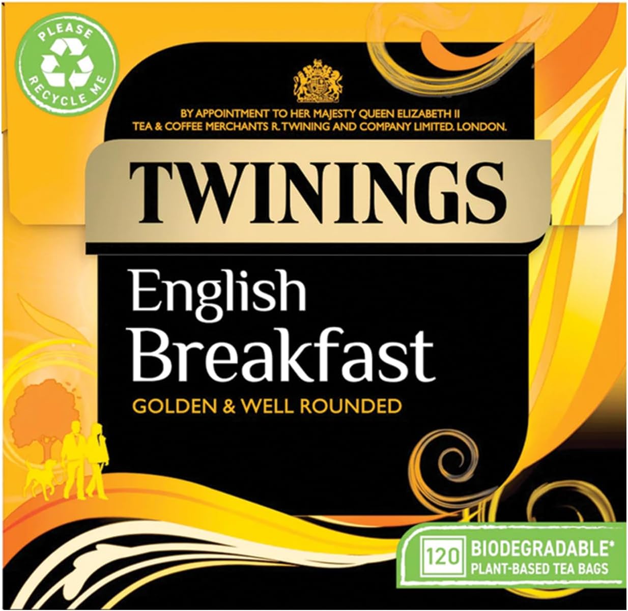 Twinings English Breakfast Tea | Golden, Well Rounded & Full Bodied ...