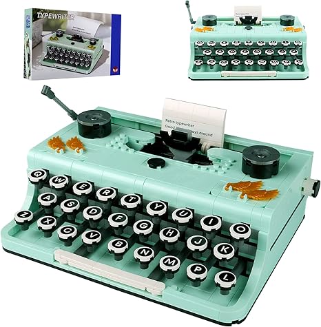 Amazon.com: 820PCS Ideas Retro Typewriter Building Blocks Toys Model ...