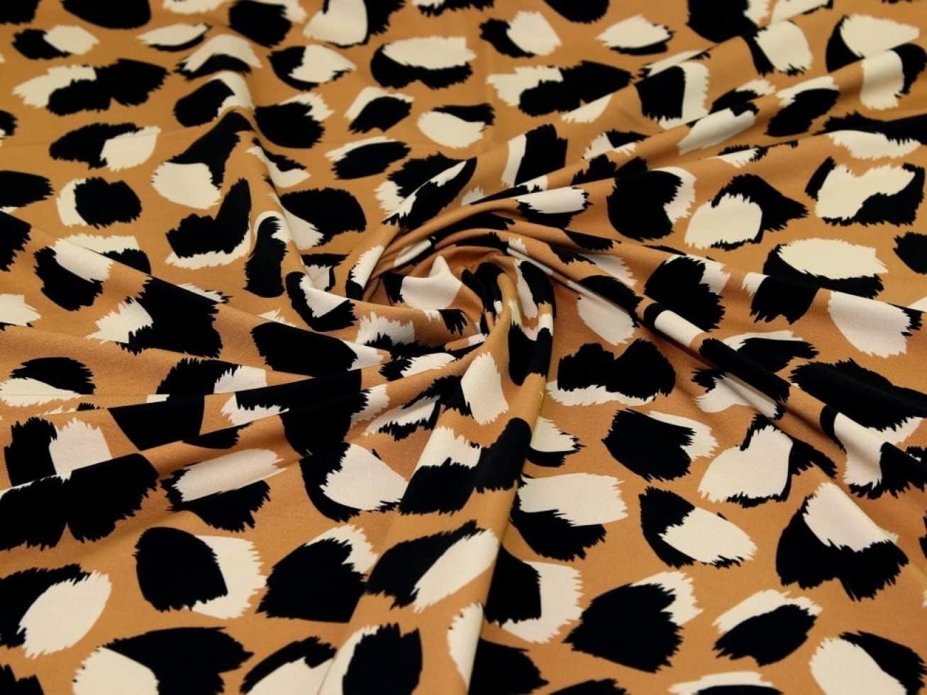 Amazon.com: Minerva Exclusive Brushwork Prints Loop Back French Terry ...