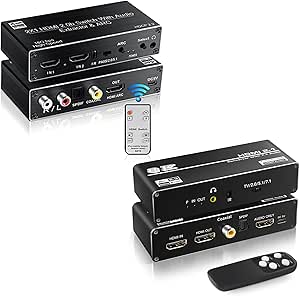 Amazon.com: avedio links HDMI Switch Audio Extractor + HDMI Audio ...