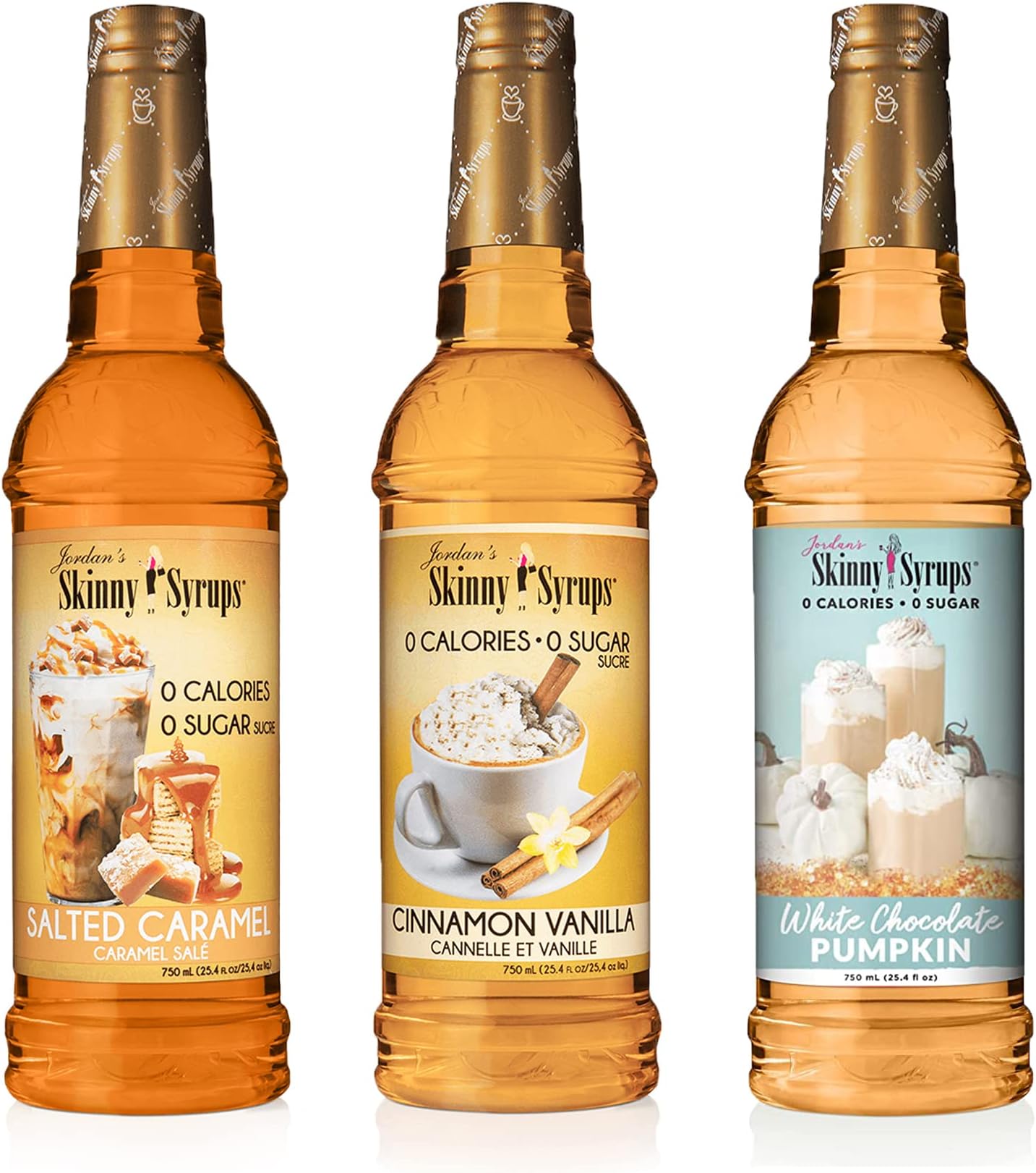 Amazon.com : White Chocolate- Jordan's Skinny Syrups Sugar Free ...