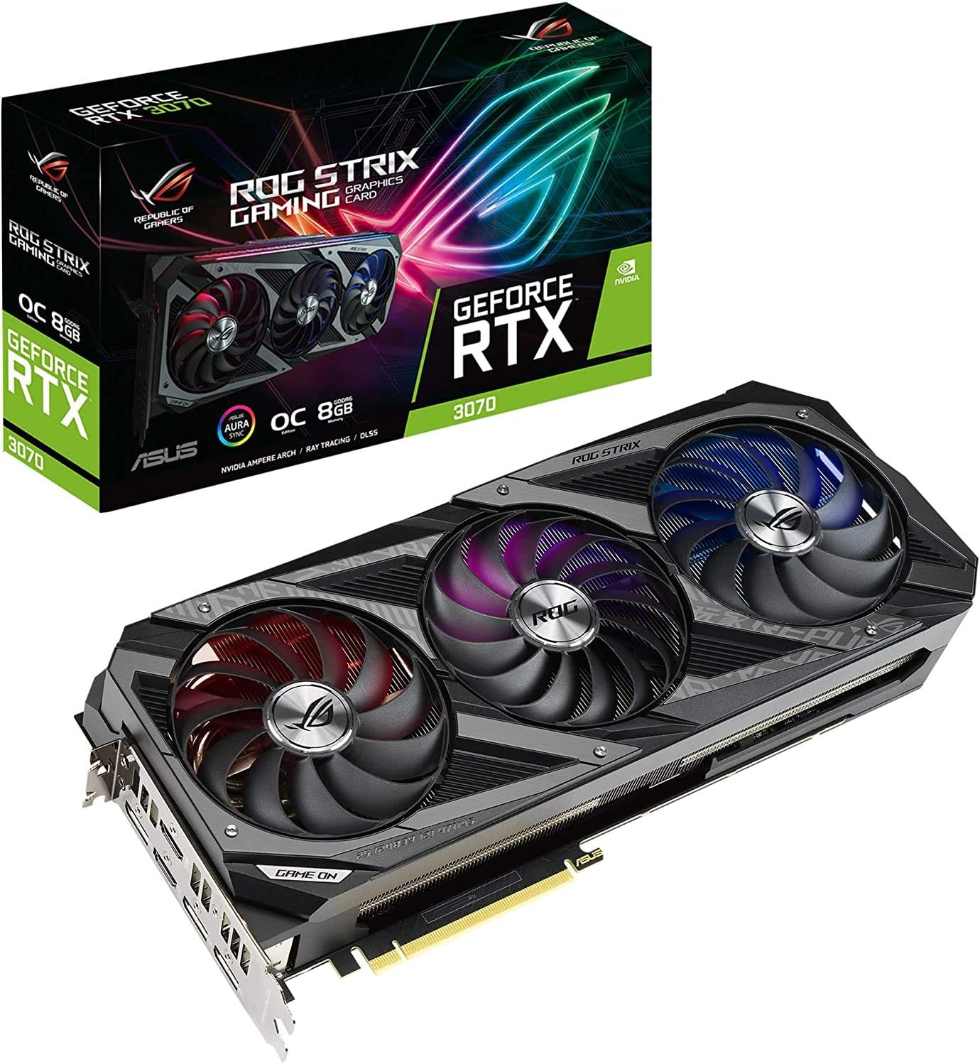 Amazon.com: ASUS ROG Strix AMD Radeon RX 6800 OC Edition Gaming ...