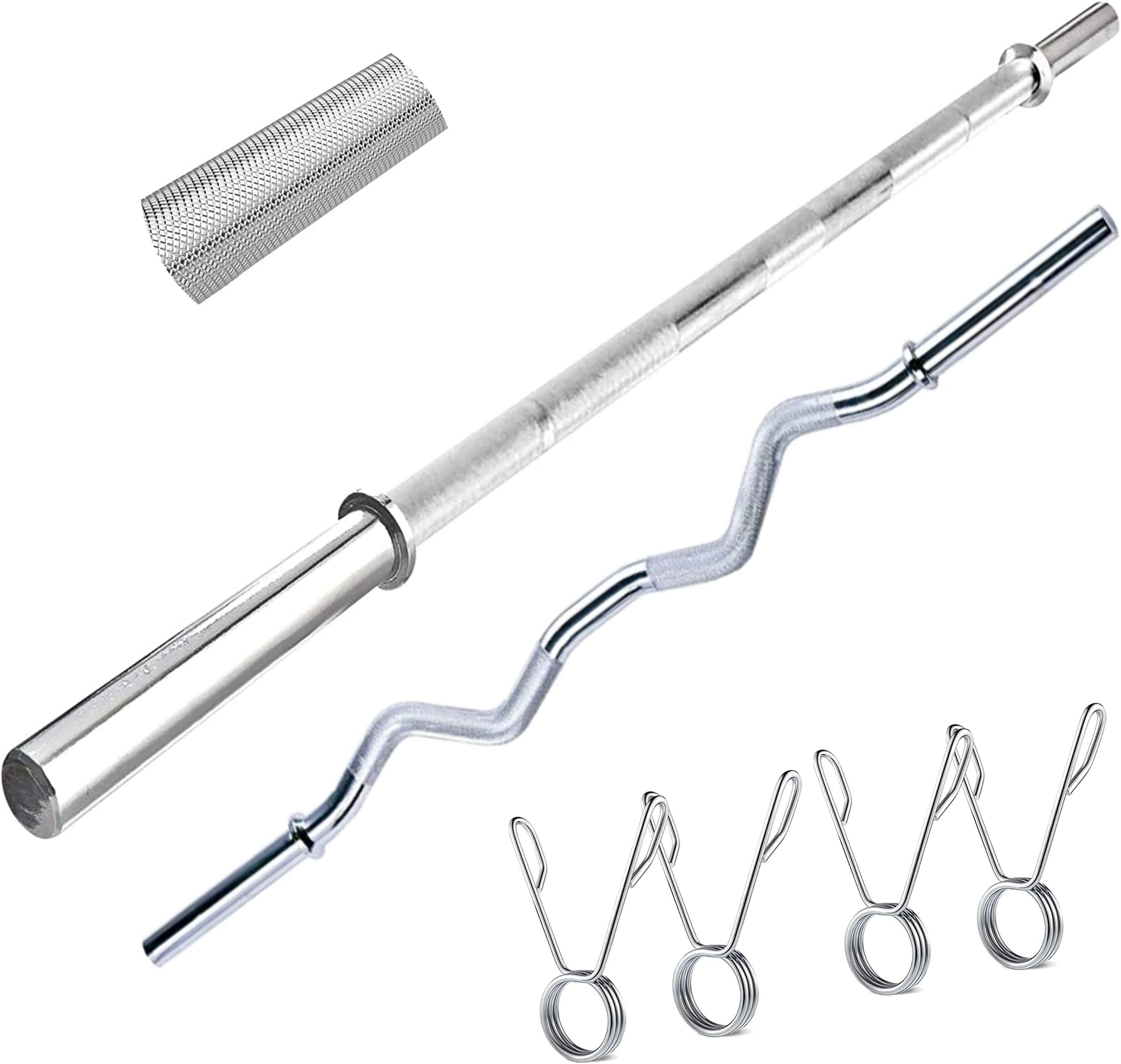 Buy BULLAR Weight Lifting Rod, Gym Bar, 5ft Straight Rod With 1 Pair ...