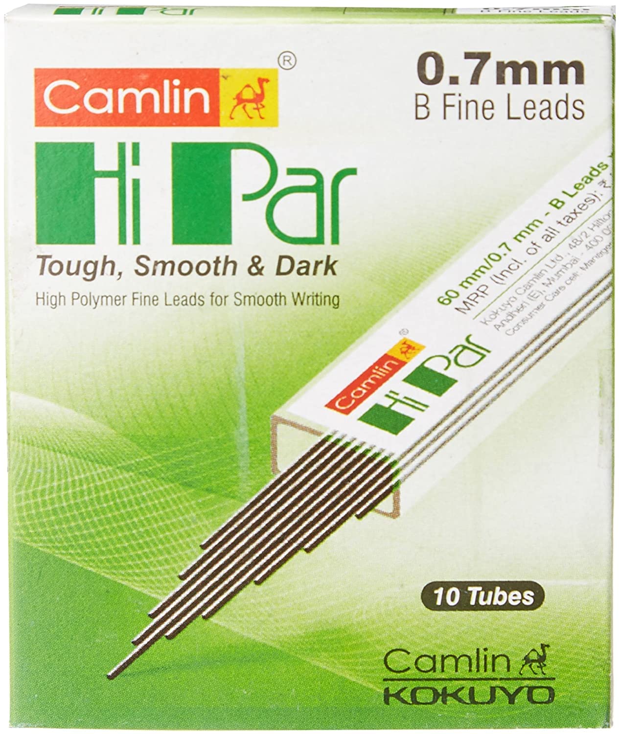 CAMLIN HI PAR MECHANICAL PENCIL LEADS REFILL 0.5/0.7/0.9/2.0 MM (0.7mm ...