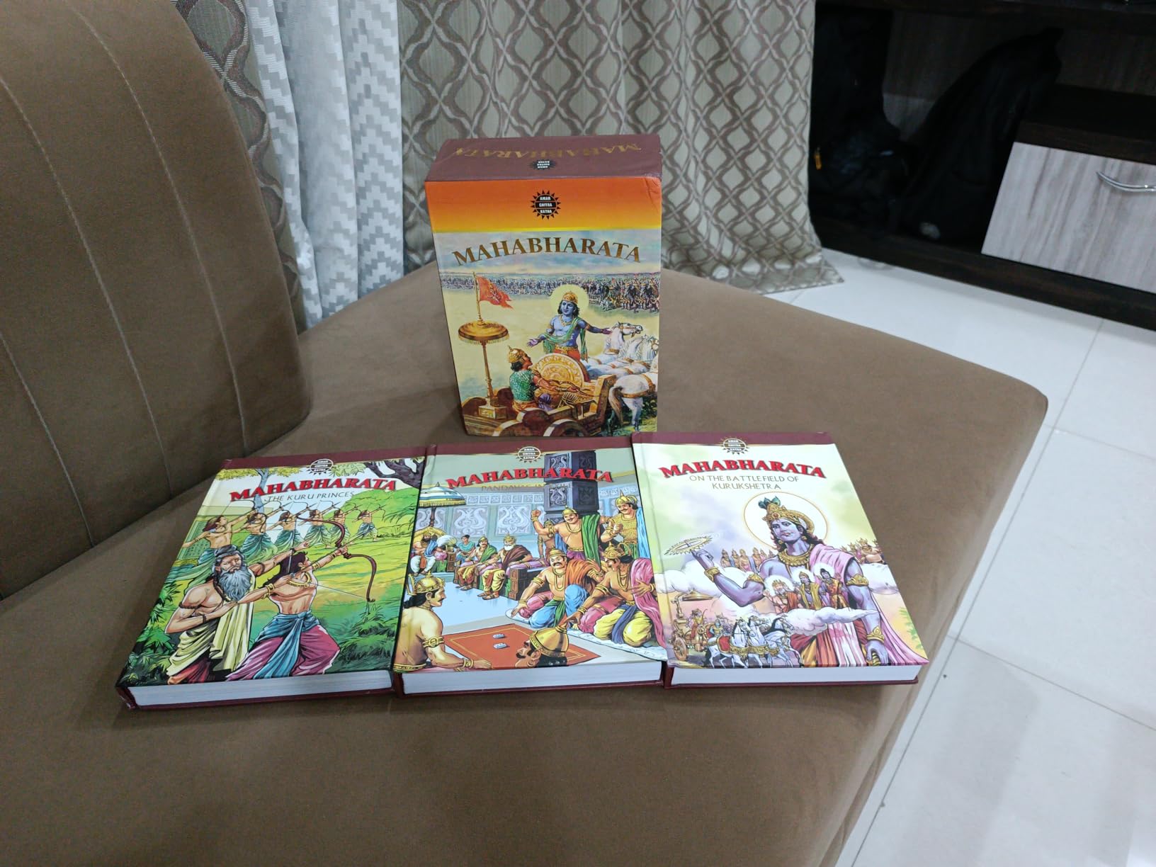 Buy Mahabharata Collection: 42 Books in 3 Volumes | Indian Mythology ...