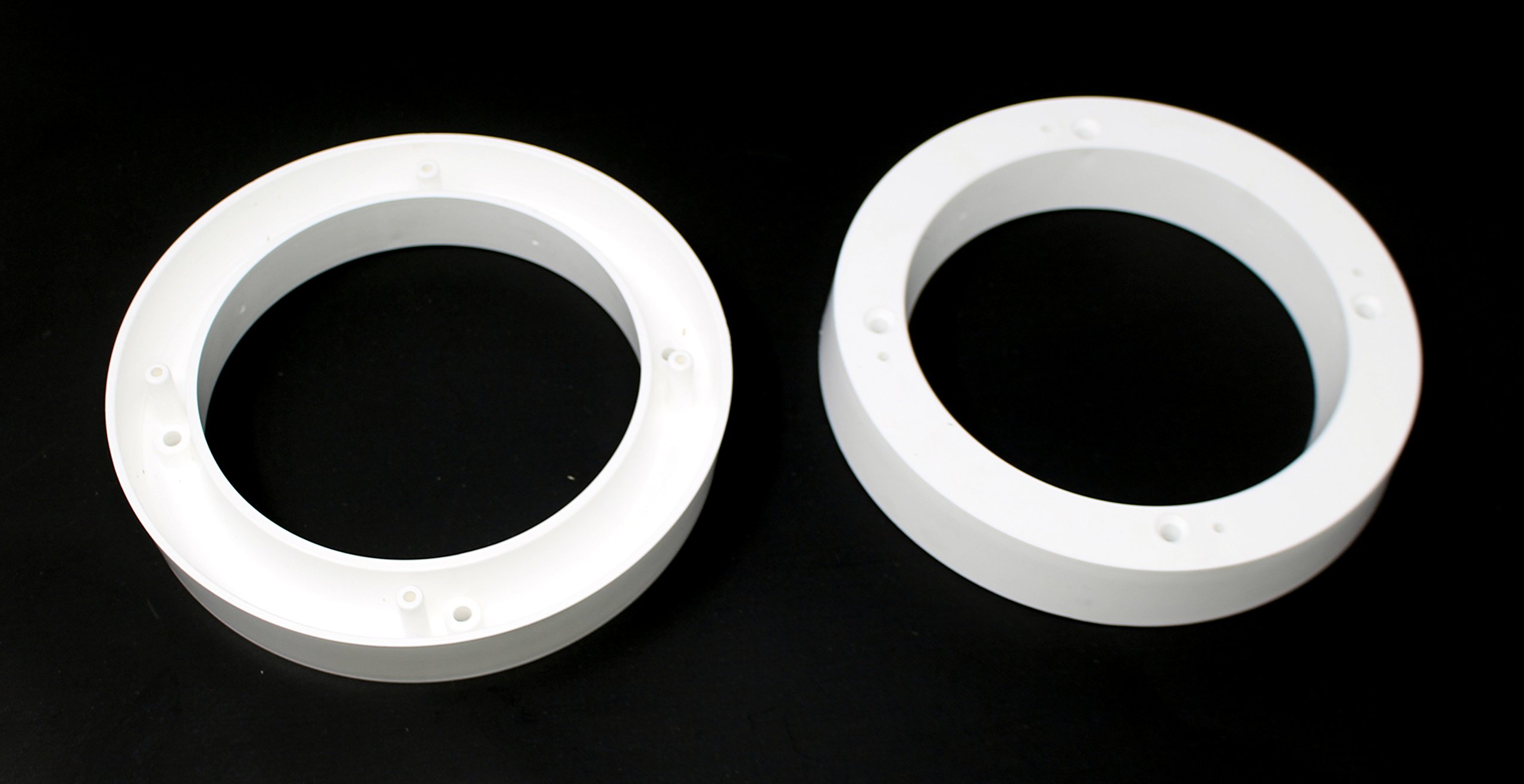 Amazon.com: 2 Pack White Plastic 1" Depth Ring Adapter Spacer for 5.25 ...