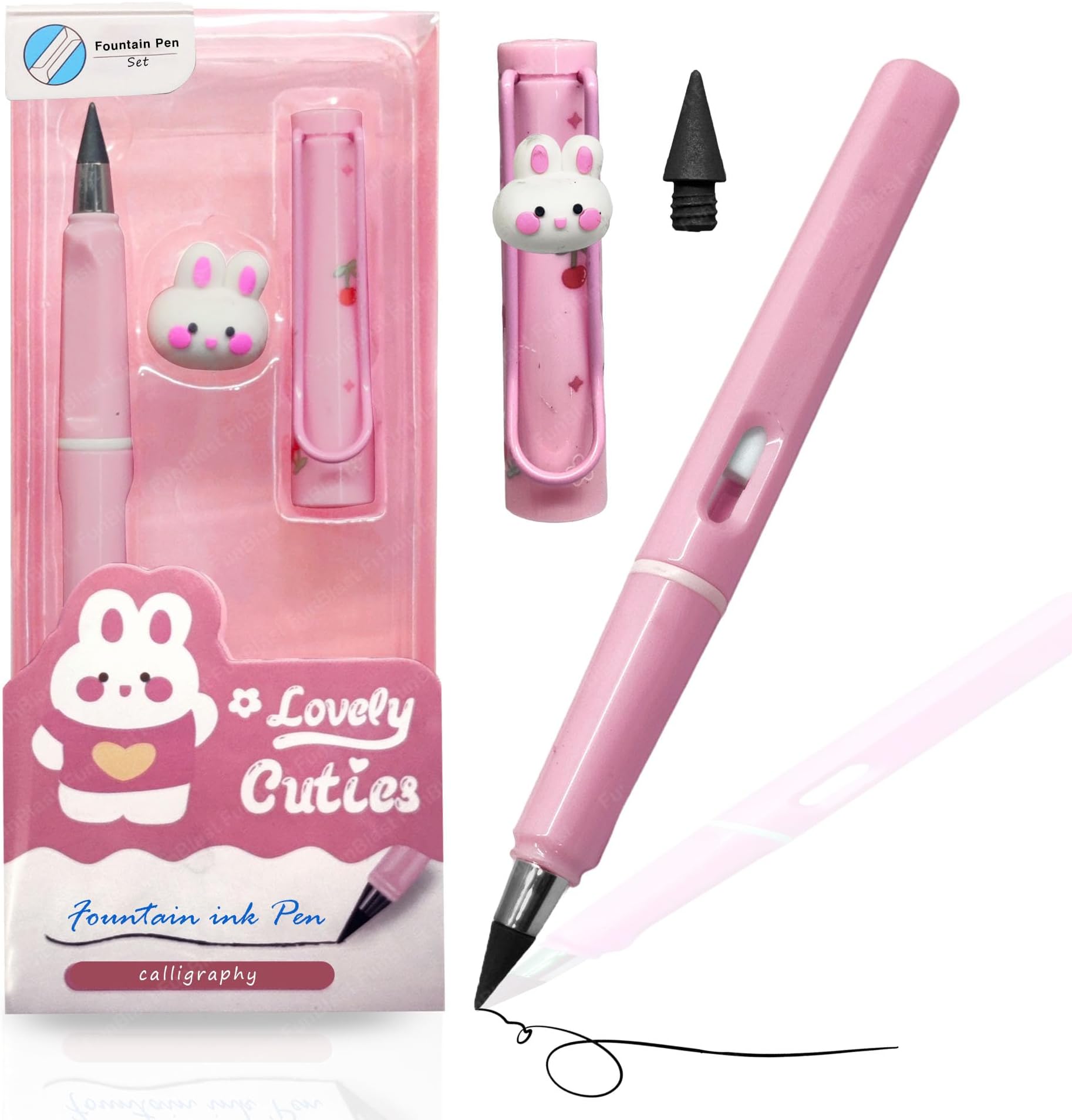 FunBlast Cute Kawaii Mechanical Pencils - Eternal Pencil 0.5 mm Cute ...