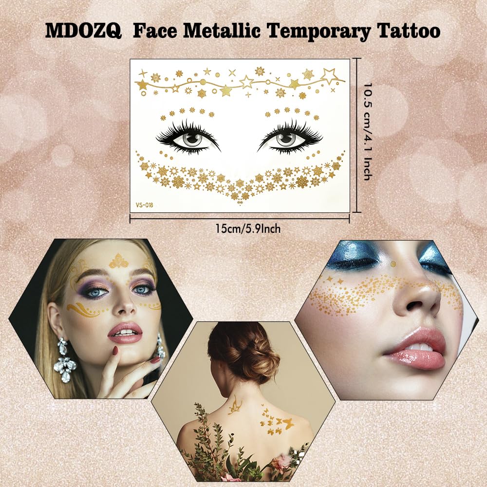 Snapklik.com : Halloween Face Tattoos Temporary Tattoo Stickers 10 ...