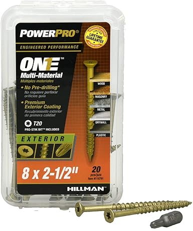 Amazon.com: Power Pro PowerPro Premium One Multi-Material Flat Head ...